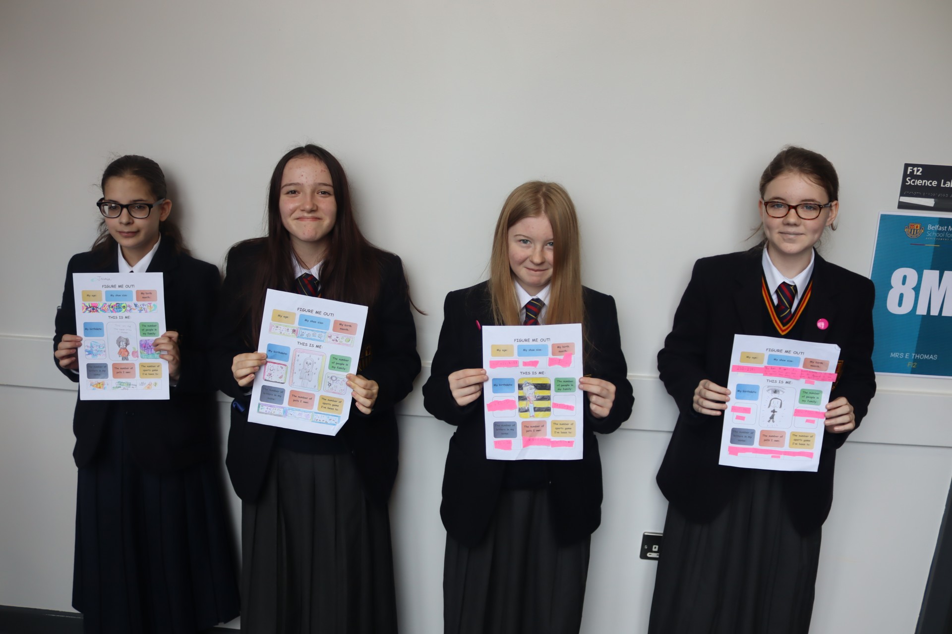 Year 8 And 9 Students Complete Maths Activities Belfast Model School 